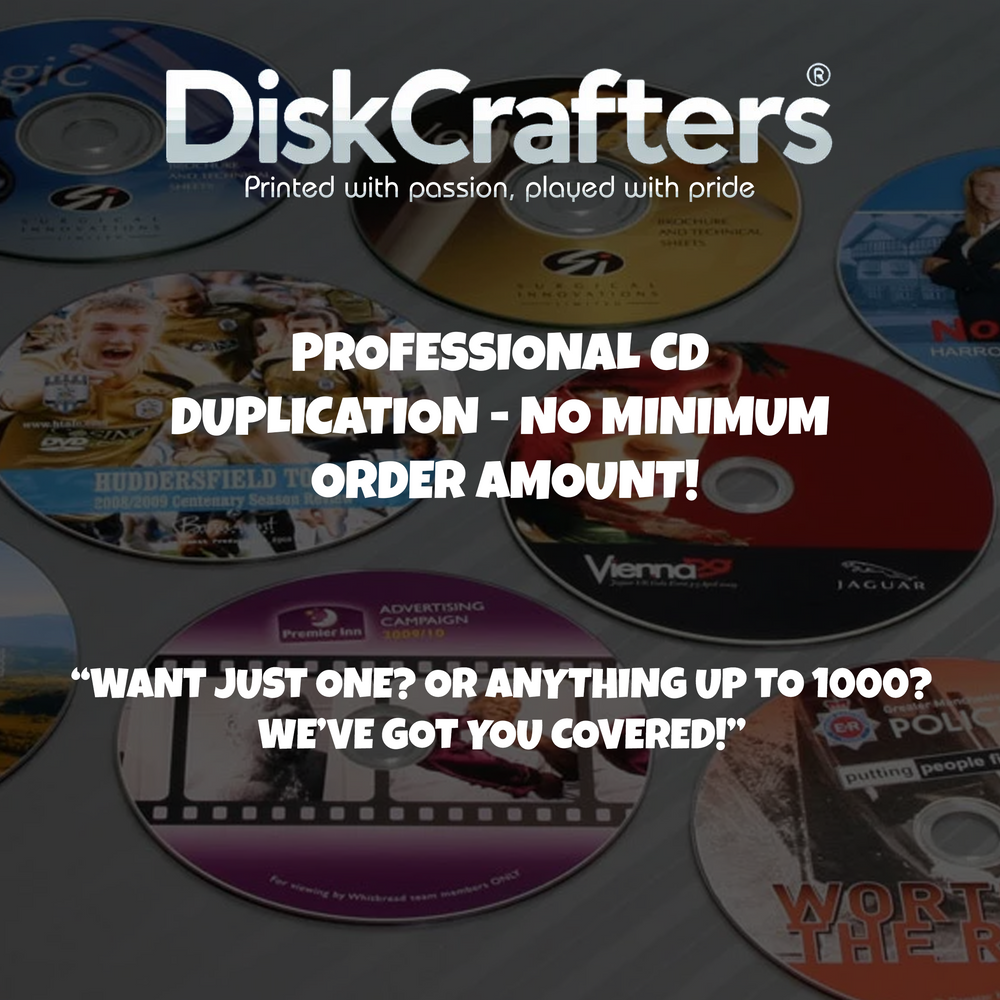 DiskCrafters - CD Duplication & Printing, Cheapest Prices in the UK